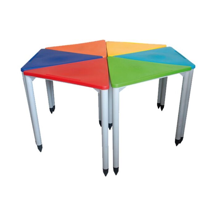 MESA HEXAGONAL TIPO TRIANGULO - Pizacryll
